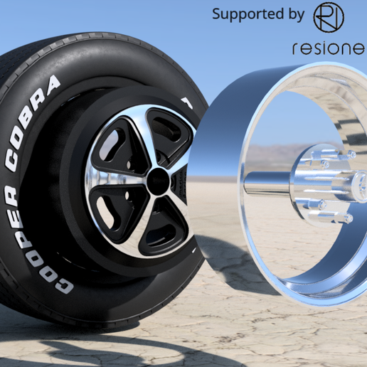 🚗 American Racing VN501 17inch rims with COOPER tires for diecast and ...