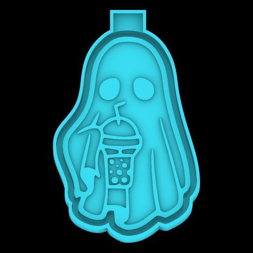 👻 Ghost Drinking Soda - freshie mold - STL for silicone mold・ STL File ...
