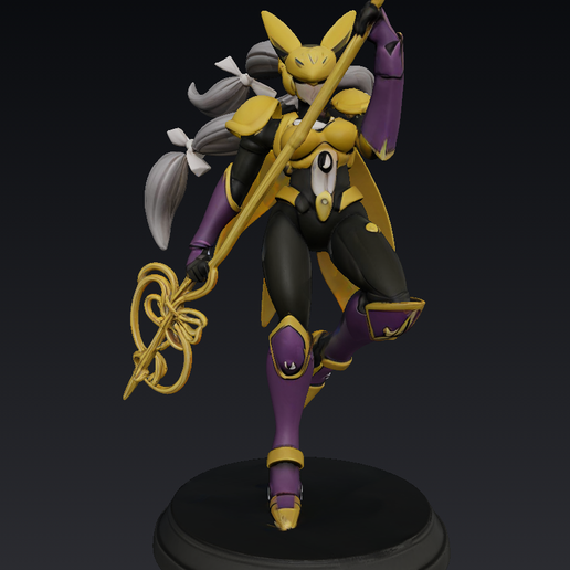 🐉 Sakuyamon - digimon・ STL File for 3D printing・Cults