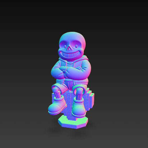 💜 Sans heart base Undertale・ STL File for 3D printing・Cults