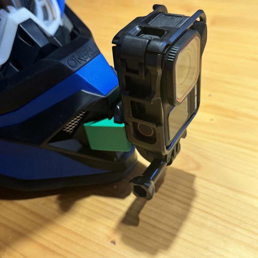 📷 Action camera chin mount for fullface helmets・ 3MF File for 3D ...
