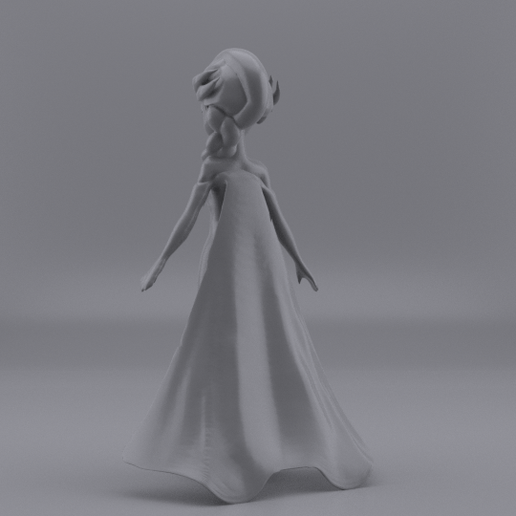 STL file ELSA FROZEN FIGURE 🦸 ・Model to download and 3D print・Cults