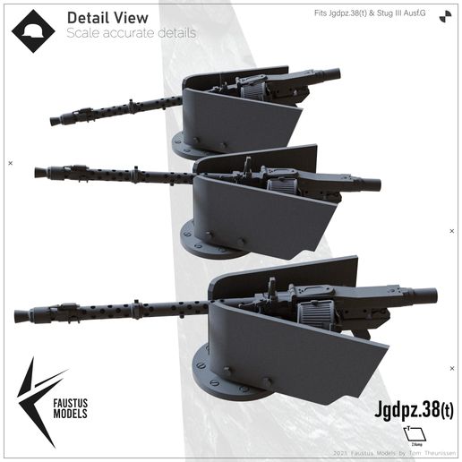 🪖 Remote Controlled MG-34 f. Jgdpz.38(t) Hetzer and Stug Ausf.G Late ...