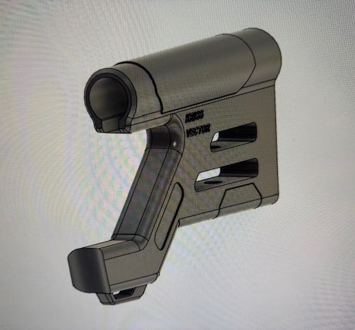 STL file KRYTAC KRISS VECTOR Gen2 Stock&Pad 🔫 ・3D print design to ...
