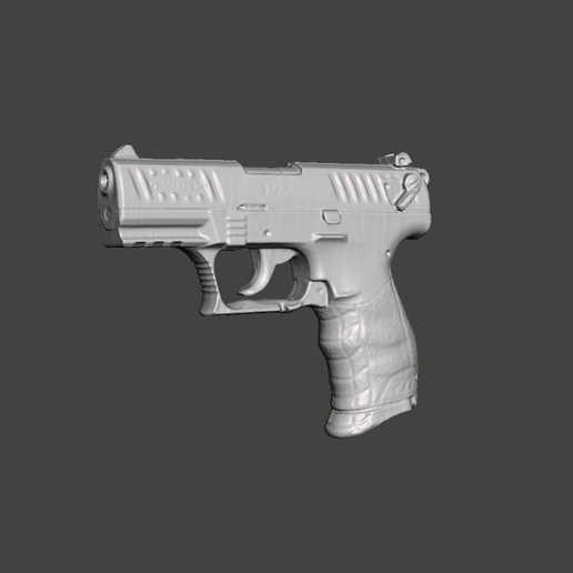 🔫 Walther P22 Real Size 3D Gun Mold・ STL File for 3D printing・Cults