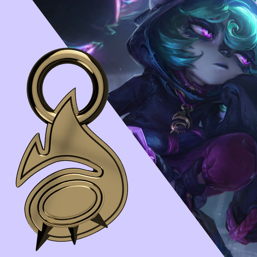 🎭 Vex's pendant from the game League of Legends, for cosplay・ STL File ...