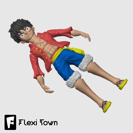 STL file Flexi Luffy 🆓 (3MF)・3D printable model to download・Cults