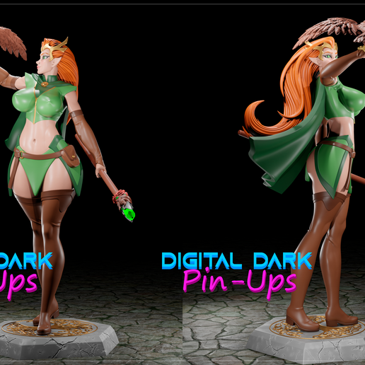 🫦 Keyleth Vox Maxima with NSFW version and Miniatures COMBO PACK・ 3D File for ・Cults