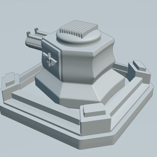 Free STL file Turret Space Marine 🛰 ・Template to download and 3D print ...