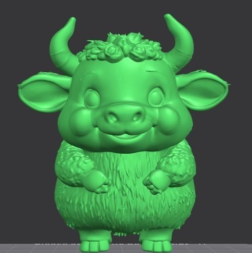 🐄 Vaca Labubu Cute・Archivo 3MF para Impresión 3D・Cults