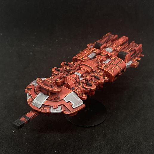 3D printable Tau Modular Fleet Capital Ships・Cults