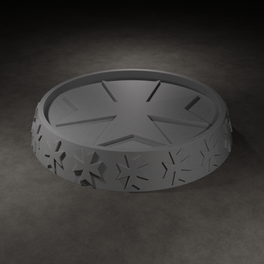STL file Black Templars Base ("Dog Bowl") 🐕 ・3D printable design to ...