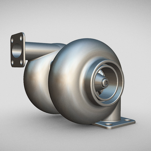 🚗 TURBOCHARGER・ STL File for 3D printing・Cults
