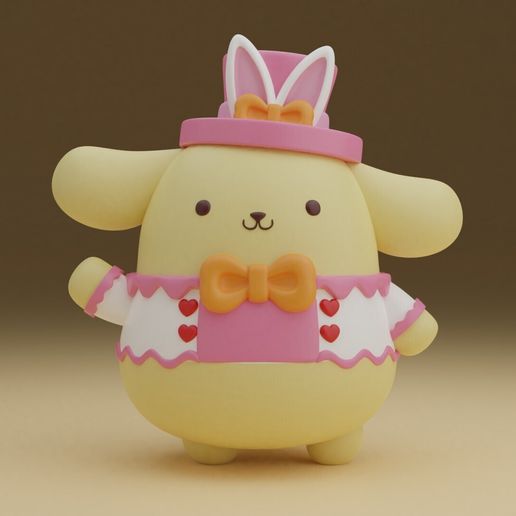 STL file Pompompurin sanrio 🦸 ・3D printable model to download・Cults