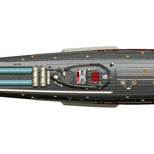 🛥️ Tupolev G-5 Torpedo Boat - 1:24 Scale | 80 cm 3D Printable RC ...