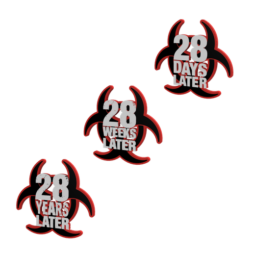 STL file 3D MULTICOLOR LOGO/SIGN - 28 Days Later, 28 Weeks Later & 28 ...