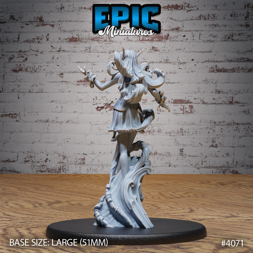 🚰 Water Elemental Female ‧ DnD Miniature ‧ Tabletop Miniatures ‧ Gaming ...
