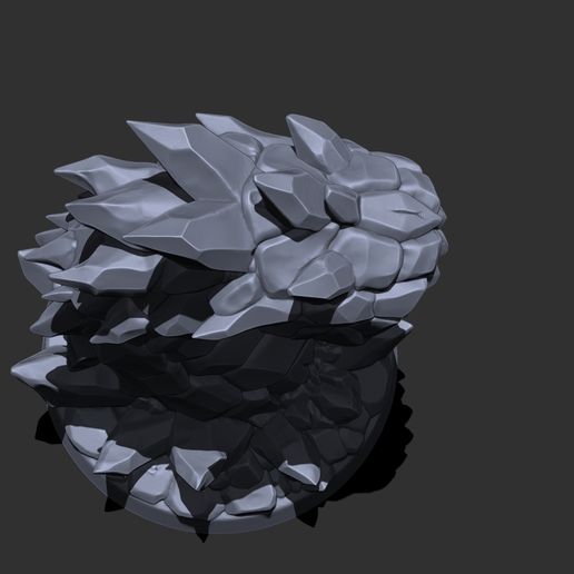 ️ Crystal Ice Wyrm - 100 mm Stylized Monster Miniature・ STL File for 3D ...