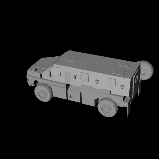 🪖 Digital model of the Australian Bushmaster armored vehicle (1)・ OBJ ...