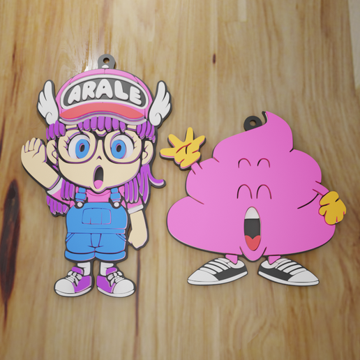 🗝️ KEYCHAIN DR SLUMP / KEYCHAIN / MAGNET (STL AND 3MF)・ 3D File for 3D ...