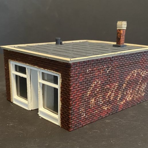 🤏 HO Scale small brick commercial building "The Isaac Building"・ STL ...