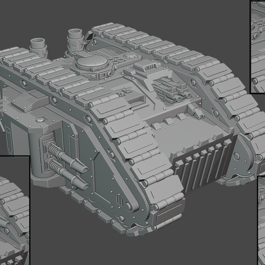 🪖 Mk2A Ground Plunderer・Free 3D File for ・Cults