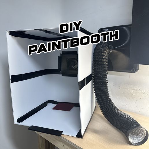 🎨 DIY Paint Booth・ STL File for 3D printing・Cults