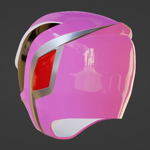 🪖 Power Rangers SPD Pink Ranger Deka Pink Helmet 3D print model・ 3D ...