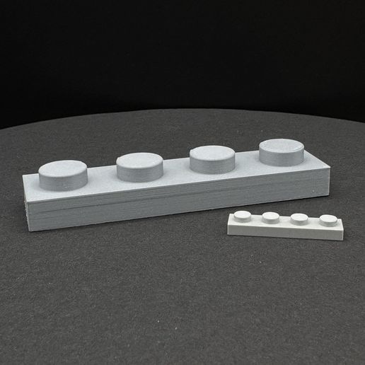 STL file Brick Plate 1x4 🧱 ・3D printing design to download・Cults