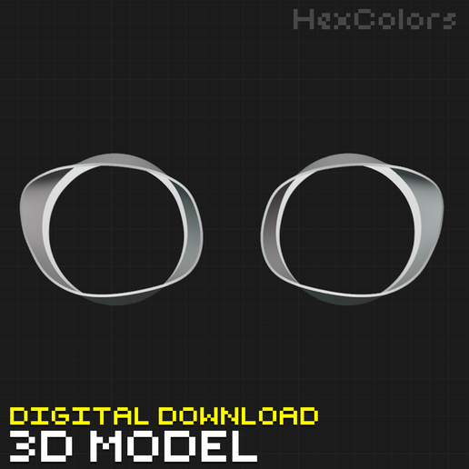 Файл STL Kemono Fursuit Eye Blanks 👁️ ・Дизайн для загрузки и 3D-печати ...