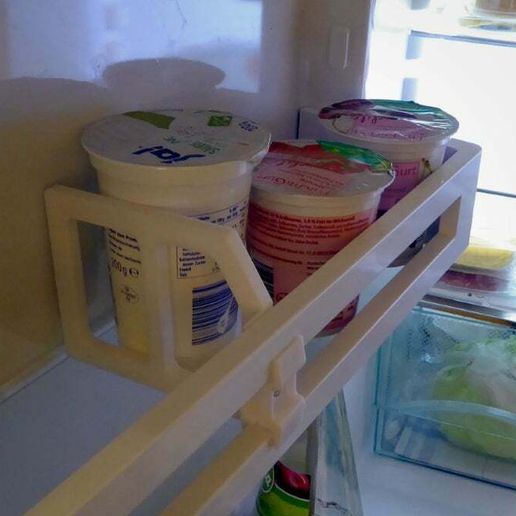 🏠 Refrigerator shelf divider・free STL file for ・Cults