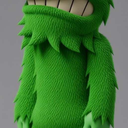 👾 The Grumple Simpsons Grinch・ STL File for 3D printing・Cults