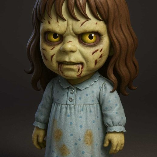 👾 Regan MacNeil the exorcist・ STL File for 3D printing・Cults