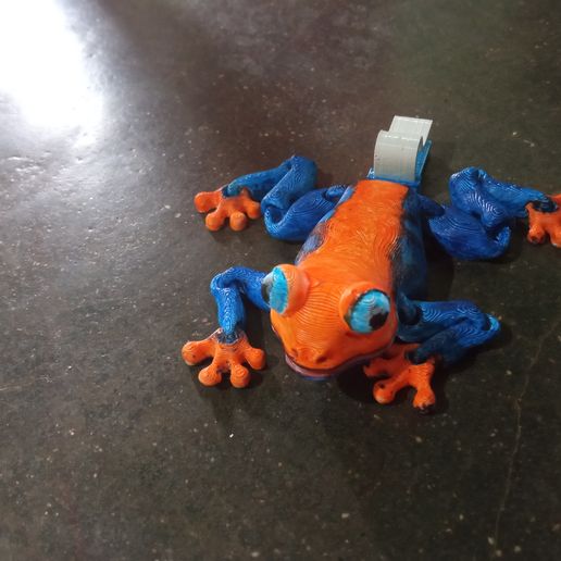 🐸 JUMPING FROG・ STL File for 3D printing・Cults