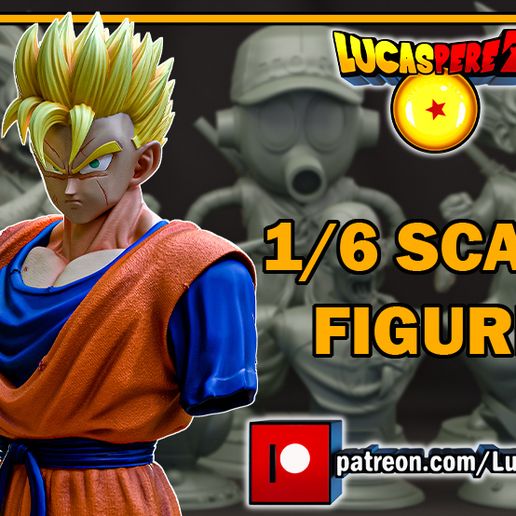 🔮 FUTURE GOHAN LUCAS PEREZ・ 3D File for 3D printing・Cults