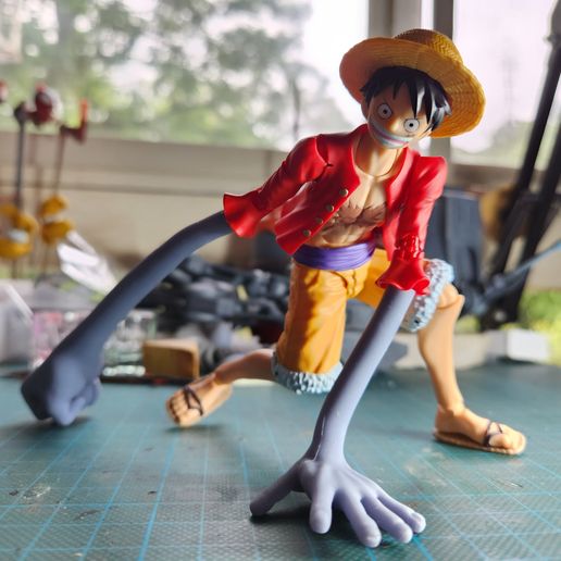 🦸 Luffy Sh Figuarts extra arms and legs・ STL File for 3D printing・Cults