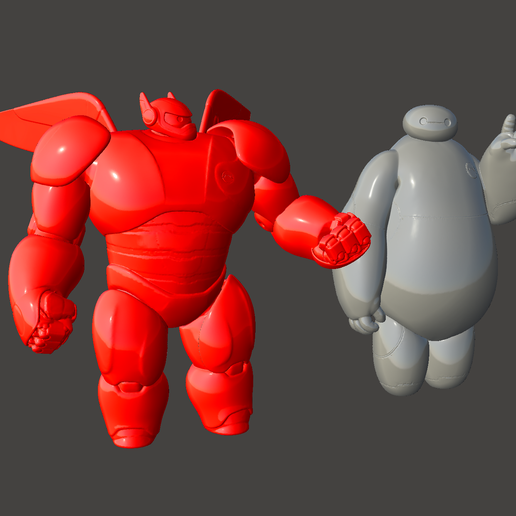 🦾 BAYMAX ARMORED BUNDLE- BIG HERO 6 Hi-Poly detailed STLs -includes ...