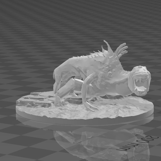 🎲 Snallygaster from Fallout・Free OBJ File for 3D printing・Cults