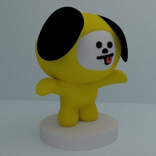 STL file Chimmy plush mascot - BTS 🚐 ・3D printing template to download ...