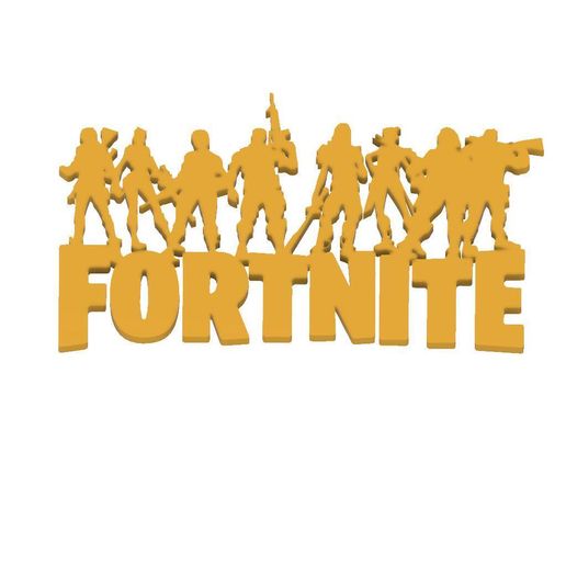STL file FORTNITE" Deco frame with base 🖼️ ・3D printing design to ...