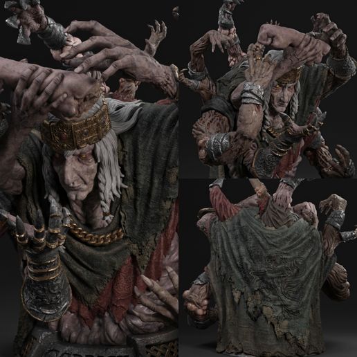 💍 Godrick the grafted・ 3D File for ・Cults