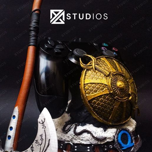 🪓 PS4 & PS5 GOD OF WAR RAGNAROK PS4 & PS5 CONTROLLER BRACKET - Axe ...