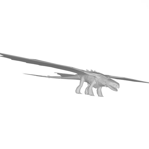 Toothless with saddle | Httyd 🖤💚・ STL File for 3D printing・Cults