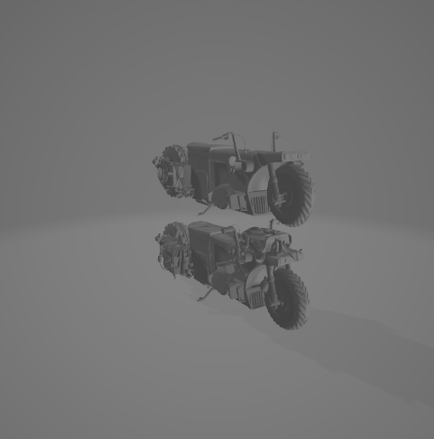 🌆 DIESEL PUNK BIKE・ STL File for 3D printing・Cults