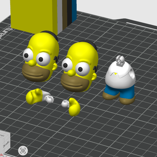 🧸 ARTICULATED HOMER SIMPSON・ 3MF File for 3D printing・Cults