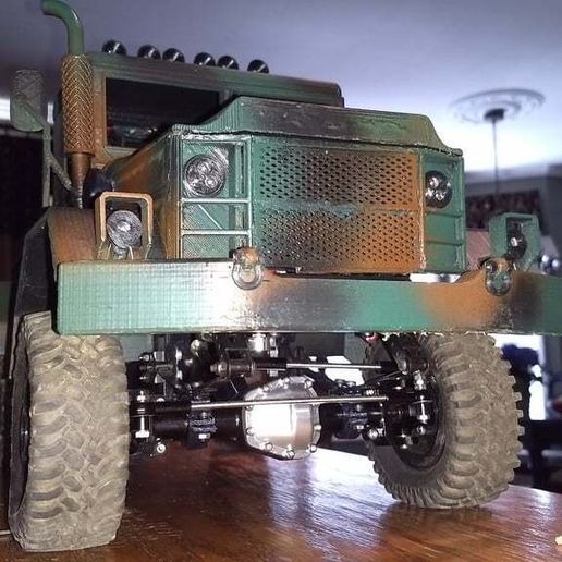 3D print M35 MILITARY TRUCK 1/10th SCALE・Cults