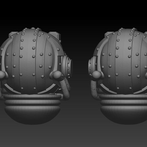 🦸 siege helmets 1・Free OBJ File for 3D printing・Cults