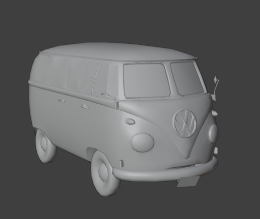 🎬 Fillmore 3D Model from Cars Movie - 1960 VW Bus STL File Ready to Print・ 3MF File for 3D ...