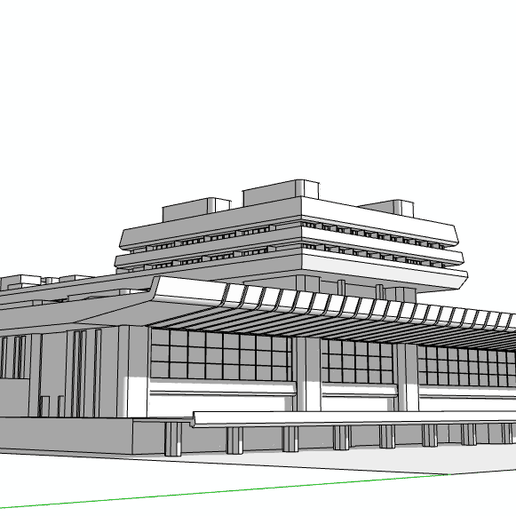 🚆 Central Train Station・ STL File for 3D printing・Cults