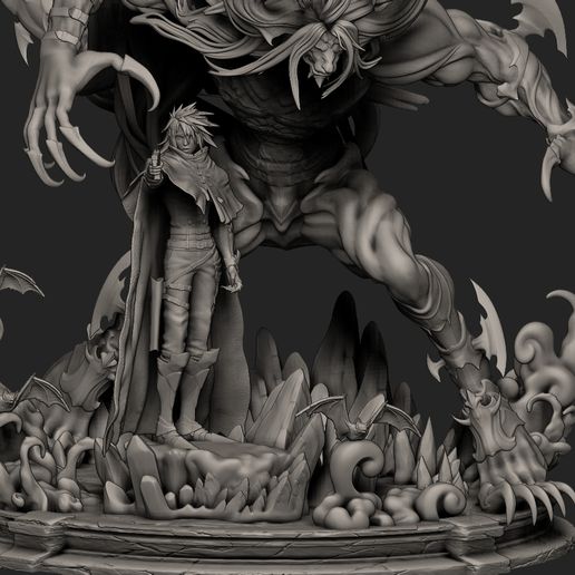 🦸 Vincent Valentine Diorama - Final Fantasy VII・ 3D File for 3D ...